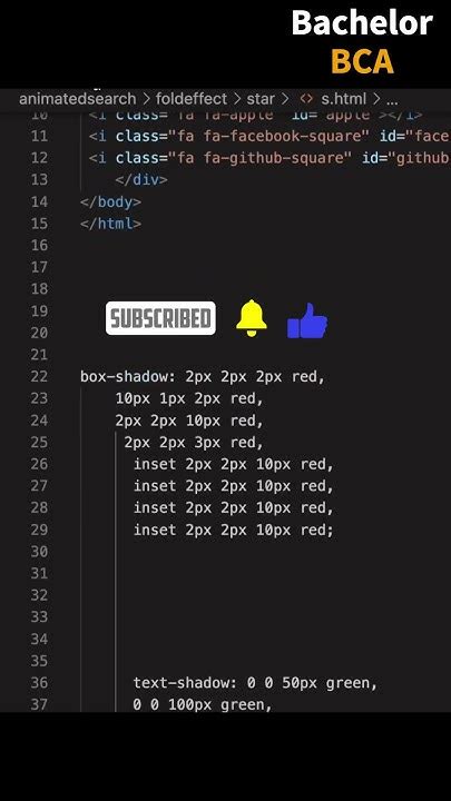 Glowing Icons Html And Css Youtube