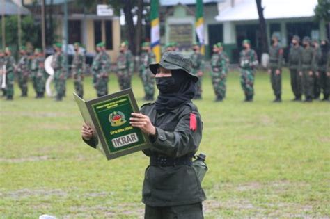 Rindam Jaya Berikan Pelatihan Bela Negara Dan Kedisiplinan Kepada 138