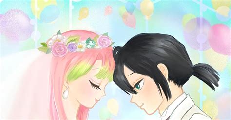 おばみつ おばみつ Pert④ 💐⛪💍 むくむくのイラスト Pixiv