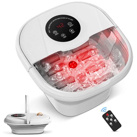 Ikristin Foot Spa Bath Massager With Heat Rollers Jets Vibration