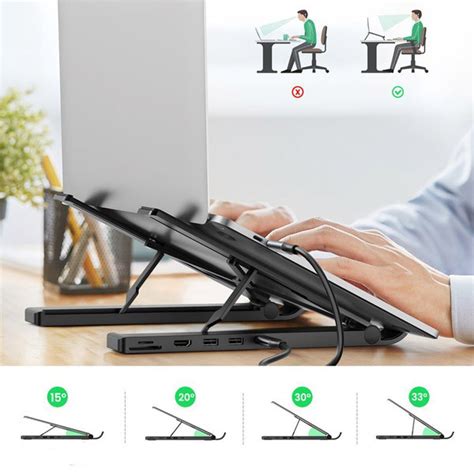 قیمت و خرید پایه نگهدارنده لپ تاپ گرین مدل X Foldable