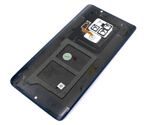 Tapa Trasera Con Huella Para Huawei Mate Azul Original Repuesto De M Vil