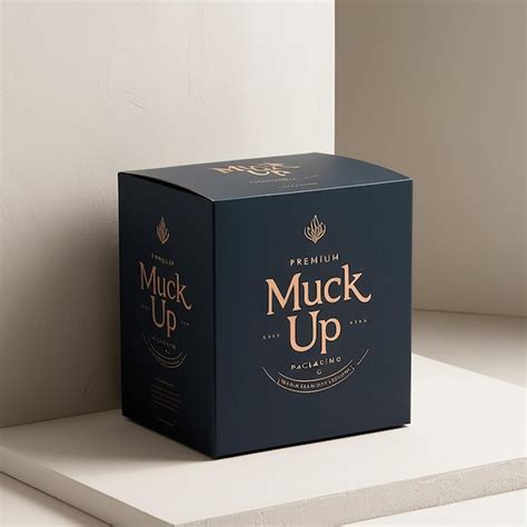 Premium Aesthetic Packaging Box Premium Ai Generated Image