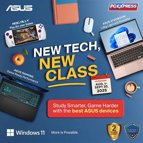 Pc Express 🎒 Asus Back To School Promo 2025 Is On 🎓 New Facebook