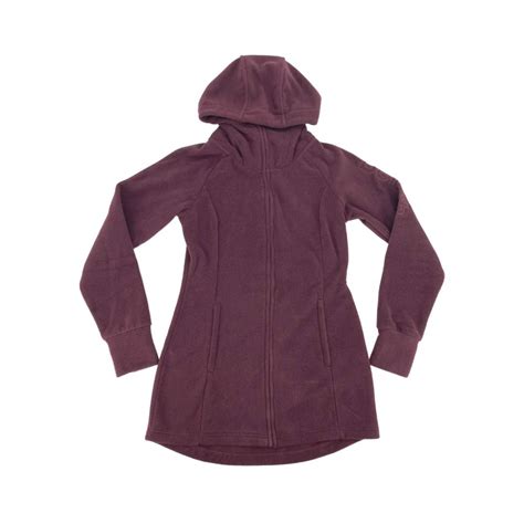 Bench Womens Long Purple Fleece Zip Up Sweater Various Sizes Canadawide Liquidations