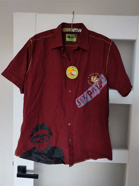 Dragonfly × Vintage Sex Pistols America Shirt Dragonfly 2004 Short
