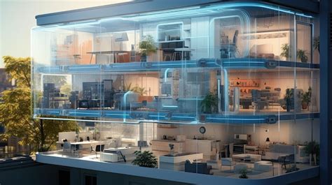 Premium Photo A Diagram Of A Solar Powered Air Conditioning System Photorealistic Repeating