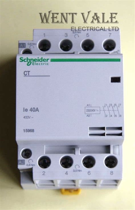 Schneider Multi 9 Ct 15968 4 Pole 40a Normally Open Contactor 240v Coil
