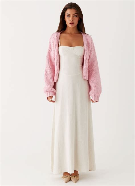 Jasleen Knit Cardigan Pink Peppermayo