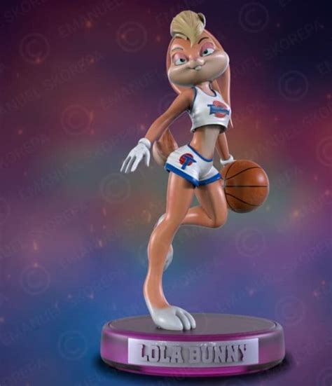 Lola Bunny 3d Stl Digital Figure File Format Etsy Uk