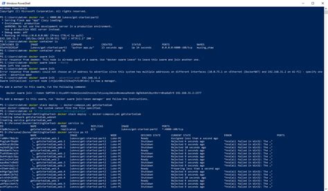 Windows Fail To Start Tasksservices In Docker Swarm Hnscall Failed