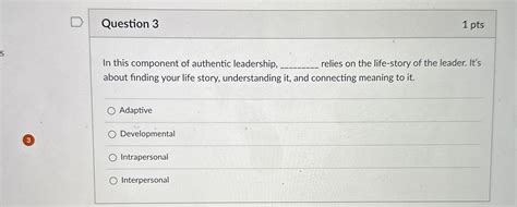 Solved Question PtsIn This Component Of Authentic Chegg Com