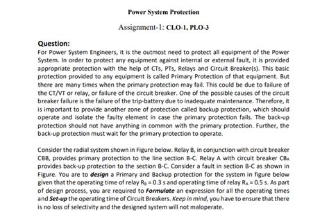 Solved Question For Power System Engineers It Is The Chegg