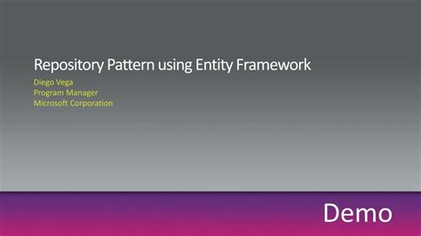 Ppt Entity Framework 4 Deep Dive Powerpoint Presentation Free Download Id265190