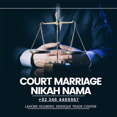 How To Prepare Court Marriage Nikah Nama