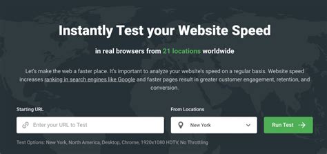how to run a website speed test 18 best tools to check performance