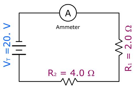 Series Circuit Problems With Solutions Show Me The Physics