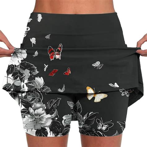 Summer Golf Skirts For Women Tennis Skirt With Pockets High Waisted