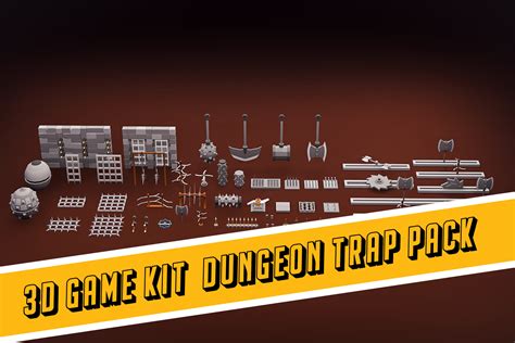 3d Game Kit Trap Pack 3d Dungeons Unity Asset Store