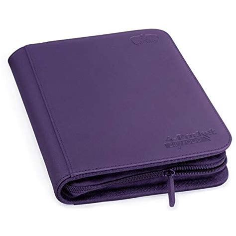 Ultimate Guard Xenoskin 4 Pocket Zipfolio 8 Pocket Card Storage Binder