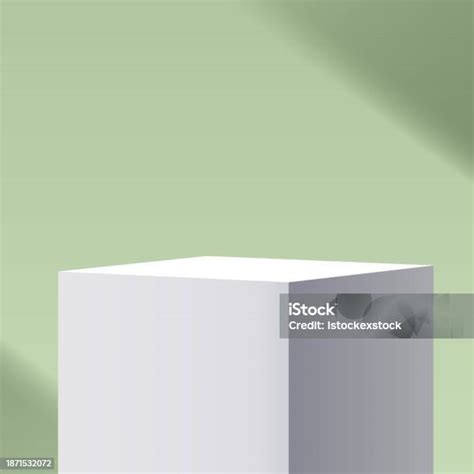 3d 배경 제품은 기하학적 플랫폼으로 연단 장면을 최소화합니다 받침대에 대한 스톡 벡터 아트 및 기타 이미지 받침대 정사각형 구성 흰색 Istock