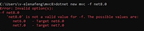Net 80 Is Not Recognized When Dotnet New An 80 Web App · Issue