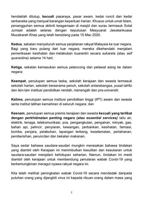 Perintah Kawalan Pergerakan 02 • Kerja Kosong Kerajaan