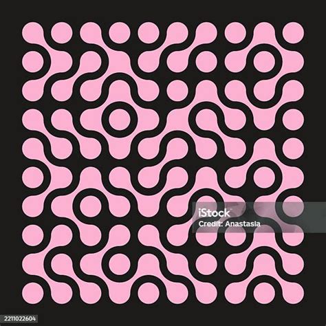 검은 액체가 연결된 원형 점이 있는 배경입니다 흰색에 메타볼 패턴 추상적 인 기하학적 도형 모음 포인트 운동 플랫 아이콘 0명에 대한 스톡 벡터 아트 및 기타 이미지