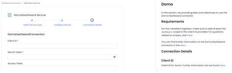 Domo Dashboard Openmetadata Connector Setup Guide