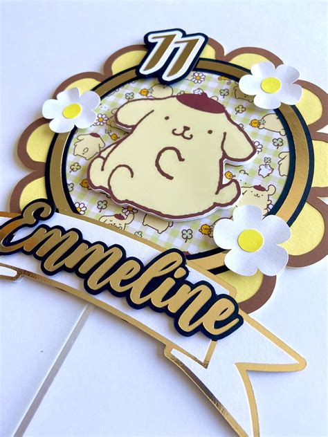 Kuromi And My Melody Cake Topper Pompompurin Cake Topper Hello Etsy