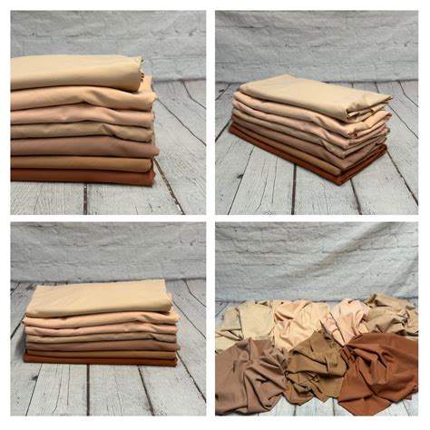 Nylon Spandex Tricot Solid Swimwear Activewear Fabric By The Yard Nude