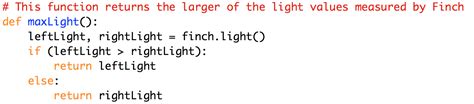 Python Lesson Functions With The Finch Birdbrain Technologies