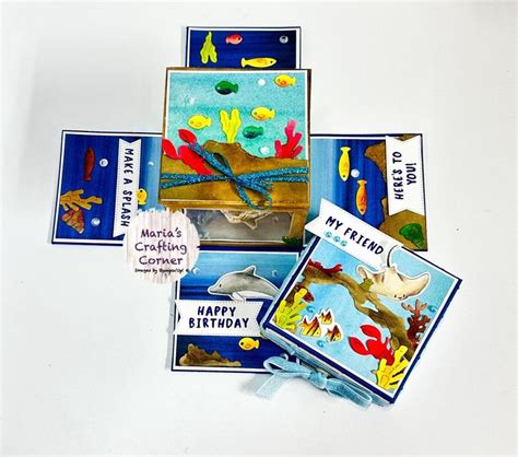 Magical Aquarium Tutorial For The Su Demos Fun Folds Blog Hop Marias