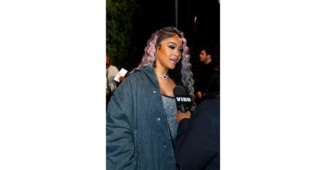 Saweeties Crimped Hair And Chunky Highlights Popsugar Beauty Uk Photo 11