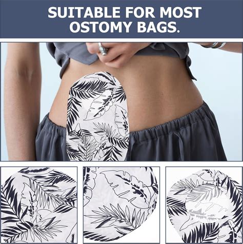 Fomiyes Water Resistant Ostomy Bag Cover 26x16x08cm Ostomy Supplies