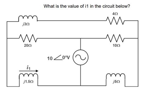 Solved What Is The Value Of I In The Circuit Below Chegg Com