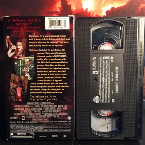 Thir13en Ghosts 2001 Vhs Remake Of The 1960 Depop