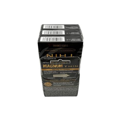 Trojan Magnum Thin Condoms 6 Packs Of 3 Etsy