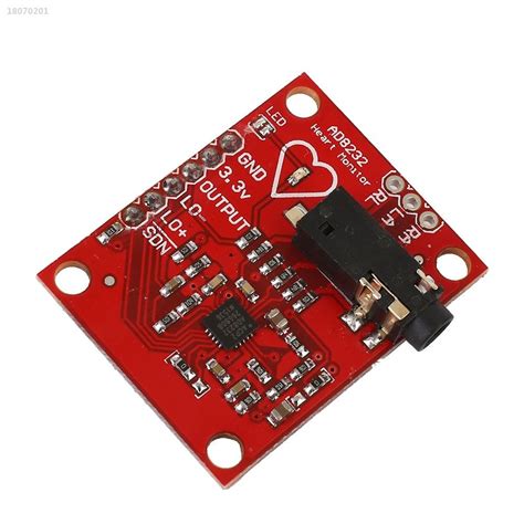Single Lead Ad8232 Double Poles Pulse Heart Monitor Ecg Sensor Arduino