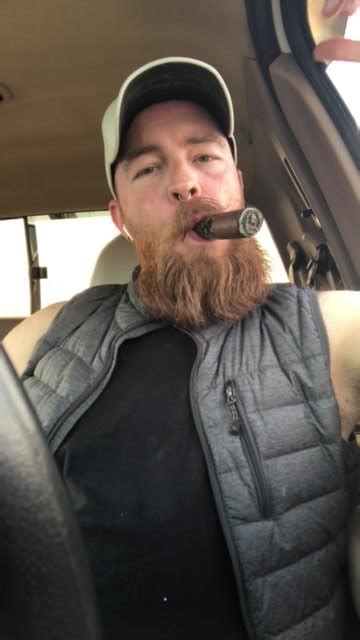 Sleazy Alpha Cigar Inhaler Smokes Great Beard ThisVid Com
