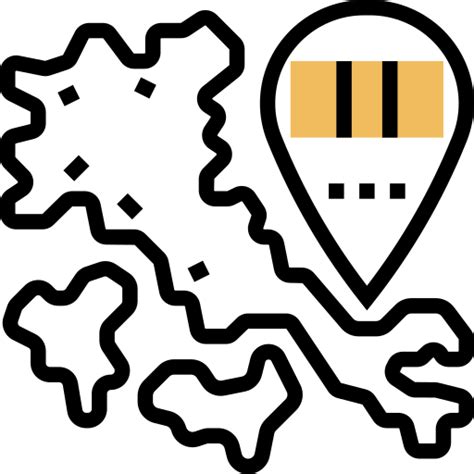 Icono De Mapa De Italia Estilo Plano Mapa De Italia Icono Flat Png Y