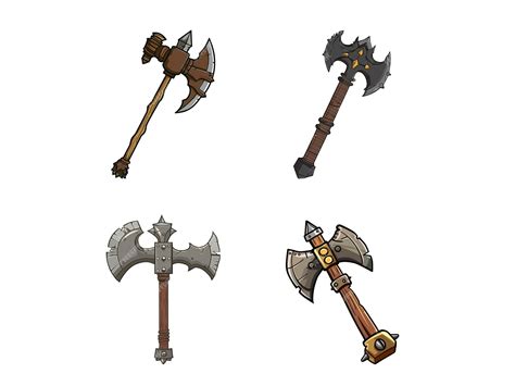 Premium Vector Illustrated Majesty Of A Battle Axe