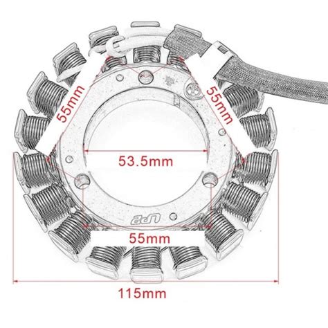 Magnetou ATV CF Moto Cc Stator Generator Aprindere CF Moto EMAG Ro