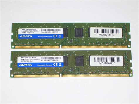 Yahoo オークション Adata製 Pc3l 12800 Ddr3l 1600 16gb（8gb×2