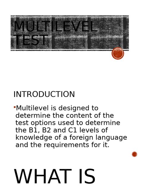 Multilevel Language Test Guide Pdf