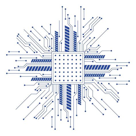 Chip Processor Electronic Vector Art At Vecteezy