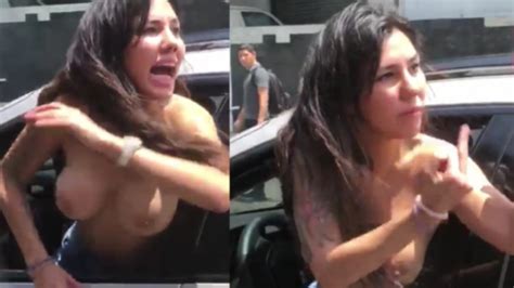 Mulher pelada em briga de trânsito Novinhas Pelada
