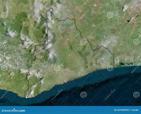 Bas Sassandra Cote D Ivoire High Res Satellite No Legend Stock Illustration Illustration Of