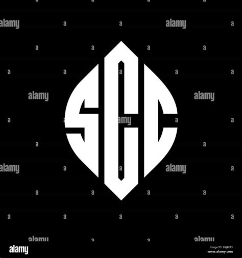 Scc Circle Letter Logo Design With Circle And Ellipse Shape Scc
