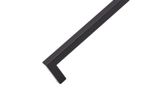 160mm Matt Black Square D Handle